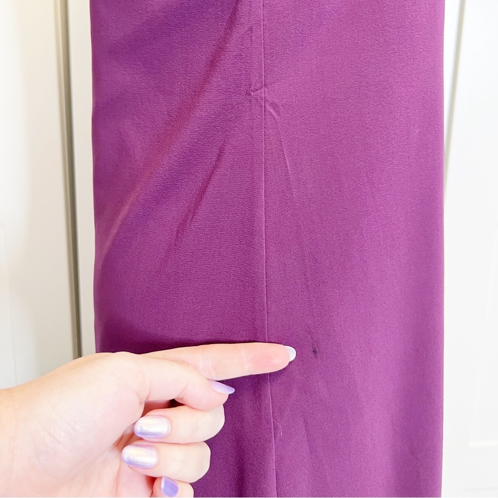 Alice + Olivia Open Back Backless Shift Dress Silk Xs - Gem